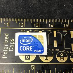 Jual Sticker stiker logo intel Core i5 evo 11/12th gen ori ukuran kecil ...