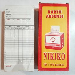 Jual Kartu Absen - Kartu Absensi - Kartu Untuk Mesin Absen Ceklok ...