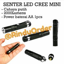 Promo Senter Led Super Terang Mini Rechargeable Black 30W - Jakarta ...