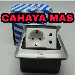 Jual STOP KONTAK LANTAI FLOOR SOCKET STOPKONTAK TANAM STOP ARDE EU ...
