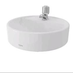 Jual WASTAFEL TOTO LW 647 CJW/F PUTIH BODY ONLY SEMI RECESSED LAVATORY ...