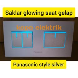 Jual Panasonic Saklar Seri Style Silver Tanam Saklar Minimalis Modern ...