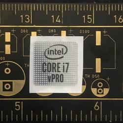 Jual Sticker stiker logo intel Core i7 vPro 8th gen ori - Kota ...