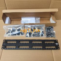 Jual COMMSCOPE AMP Patch Panel SL Series 48 Port Cat. 6 Loaded ORIGINAL ...