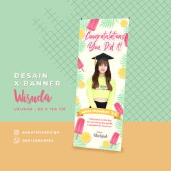Jual Desain Banner Wisuda, Spanduk Wisuda, Spanduk Sidang, Banner ...