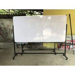 Jual whiteboard standing ukuran 120 x 240 cm magnetic single face ...