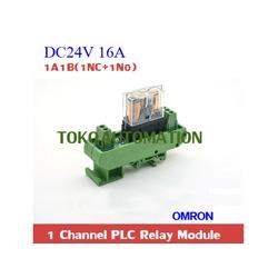 Jual 2 channel PLC control panel relay module 16A 24V DC 1A1B PA29 ...