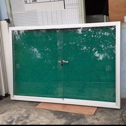 Jual papan Mading kaca geser STANDING ukuran 60x120cm - Jakarta Timur ...