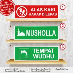 Jual Stiker Label Mushola/Masjid (11,5x15cm) - Jakarta Barat - Graphico ...