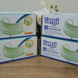 Jual SENSI MASK EARLOOP / MASKER SENSI SURGICAL FACE MASK ISI 50PCS ...
