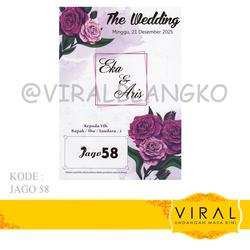 Jual Blangko Undangan Pernikahan Jawa Wayang JAGO 71 Cantik Harga Murah ...