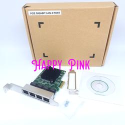 Jual Lan card quad 4 port gigabit ethernet server pci express mikrotik pcie - Adapter-PCIE x1 ...