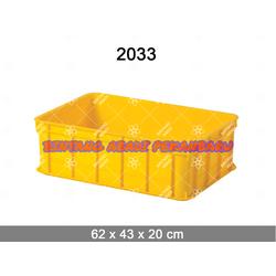 Jual 6055 KERANJANG PLASTIK CONTAINER INDUSTRI RABBIT - Biru - Kota ...