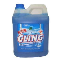 Jual CAIRAN PEMBERSIH KACA CLING 4 LITER JERIGEN GLASS CLEANER CLING ...