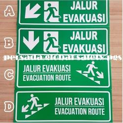 Jual Sticker Evakuasi / Stiker Jalur Evakuasi / Sign Rambu Sticker Evakuasi - A - Kota Bogor ...