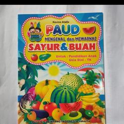 Promo Buku PAUD Gemar Mewarnai / Coloring Book (Buah & Sayur) - Kota ...