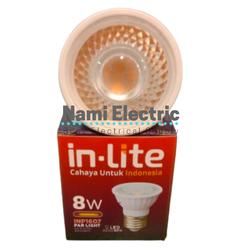 Jual LAMPU LED SPOTLIGHT INLITE 8 WATT 8W PAR COB FITTING E27 INP1607 ...