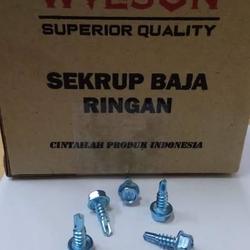 Jual BAUT ROOFING BAJA RINGAN 2 CM X 8 MM ISI 100 PCS / SEKRUP ROOFING ...