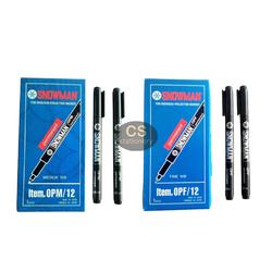 Promo Snowman Permanent Marker OPF OPM / Spidol Permanen Snowman Fine ...