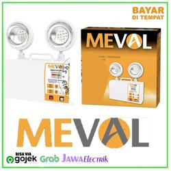 Jual MEVAL MP2-02A Lampu Emergency Darurat TWIN HEAD RECHARGEABLE - 32 ...