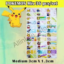 Jual Pokemon Sticker MEDIUM Name Label Stiker nama pikachu komputer ...