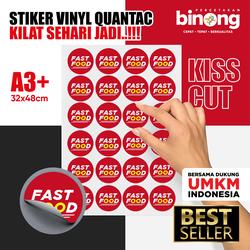 Jual CETAK STIKER VINYL TRANSPARAN A3+ SEHARI JADI / KISS CUTT ...