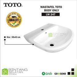 Jual Wastafel TOTO LW 247 CJ / wastafel toto lw 247 cj white body only ...