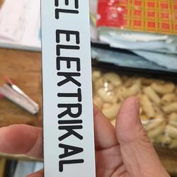 Jual name plate panel / Name Tag Stainless Ukuran Custom - Kab. Bogor ...