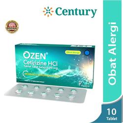 Jual Ozen 10mg 1 Blister @10 Tablet / Alergi / gatal - Jakarta Pusat ...