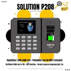 Jual Mesin Absensi P208 / Fingerprint P208 / Solution P208 - Jakarta Utara - Solution Official ...