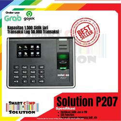Jual Mesin Absen Fingerprint Solution P208 / ABSENSI SOLUTION P207 ...