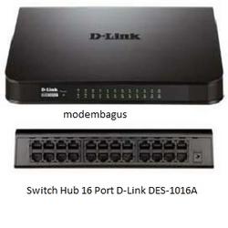 Jual D-Link Switch Hub 16 Port DES-1016D 10/100Mbps - Jakarta Pusat ...