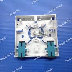 Jual roset 2 core lengkap pigtail SC UPC/roset 2core FTTH/roset fiber ...