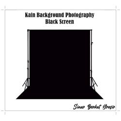 Jual Kain Background Hitam Pas Foto Tebal / Backdrop Black Screen ...