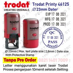 Jual Stempel Otomatis Trodat 4750 Dater / Custom Tulisan & Logo - Karet Runaflex - Kab. Bekasi ...
