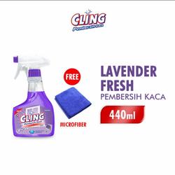 Promo Cling Pembersih Kaca Lavender Botol 440 ml - - Wings Official ...