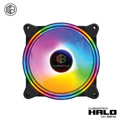 Jual CUBE GAMING HALO - 3 Pcs ARGB 12CM Fans With Remote Controller ...