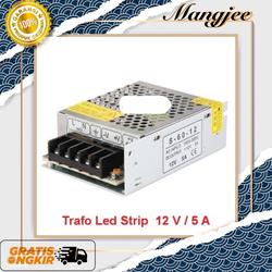 Jual POWER SUPPLY 12V 5A ADAPTOR SWITCHING TRAFO LED STRIP 12 VOLT 5 AMPERE - TRAFO 5 AMPERE ...