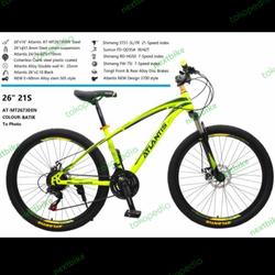 Promo sepeda gunung 26 ATLANTIS cakram 21 speed - yellow, ukuran 26 ...