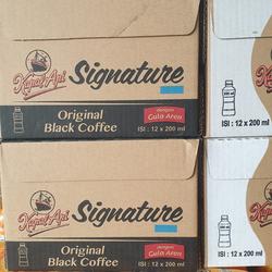 Jual Kopi Kapal Api Signature STRONG Black Botol Pet - 200 ml (Harga 6 ...
