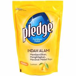 Jual PLEDGE FURNITURE POLISH NATURAL BEAUTY LEMON REFILL 450ML - lemon ...