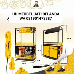 Jual booth minuman/booth jualan/booth kayu jati Belanda - Kota ...