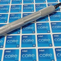Jual Sticker stiker logo intel Core i5 evo 11/12th gen ori ukuran kecil ...