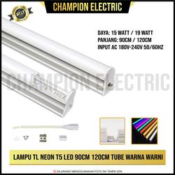 Promo Lampu TL Neon T5 LED 18W／14W/10W/6W/ 60-120cm Tube Warna Warni - 120CM-18W, Warm White ...