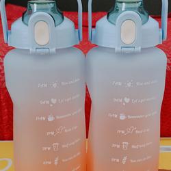 Promo botol viral 2 liter/ botol minum jumbo/ botol warna viral - biru ...