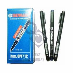 Promo Snowman Permanent Marker OPF OPM / Spidol Permanen Snowman Fine ...