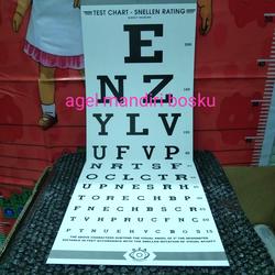 Jual snellen chart kertas snelen alat test mata rabun bagan poster tes ...