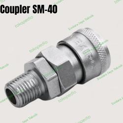 Jual SM40 SM-40 SM 40 Quick Coupler Connector kompresor Hose Drat 1/2 ...
