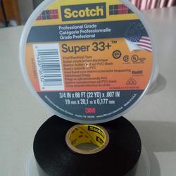 Jual 3M Isolasi Scotch Super 33+ Vinyl Electrical Tape Hitam Original ...