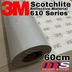 Jual 3M Scotchlite 610 Series Reflective Sticker 60 cm Meteran - WHITE ...